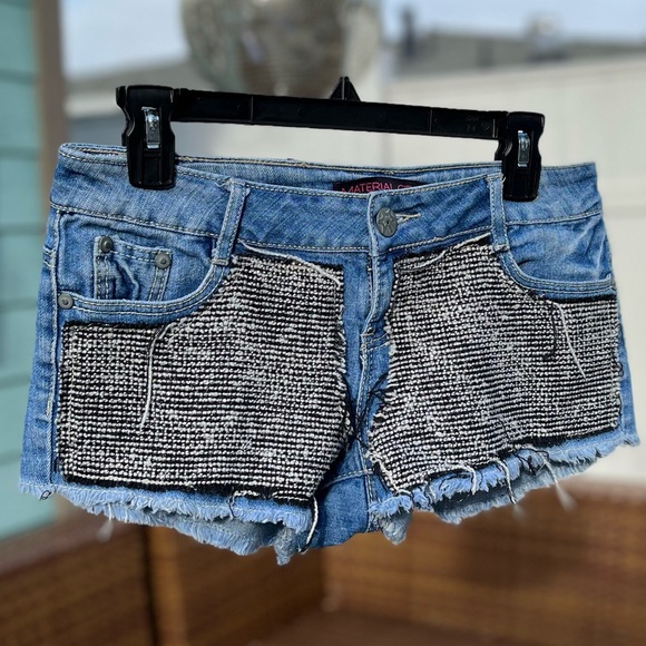 Material Girl | Shorts | Flashy Material Girl Jean Shorts | Poshmark
